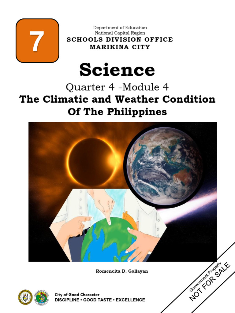 SCI7 - Q4 - M4 - The Climatic and Weather Condition | PDF | Atmosphere Of Earth | Wound