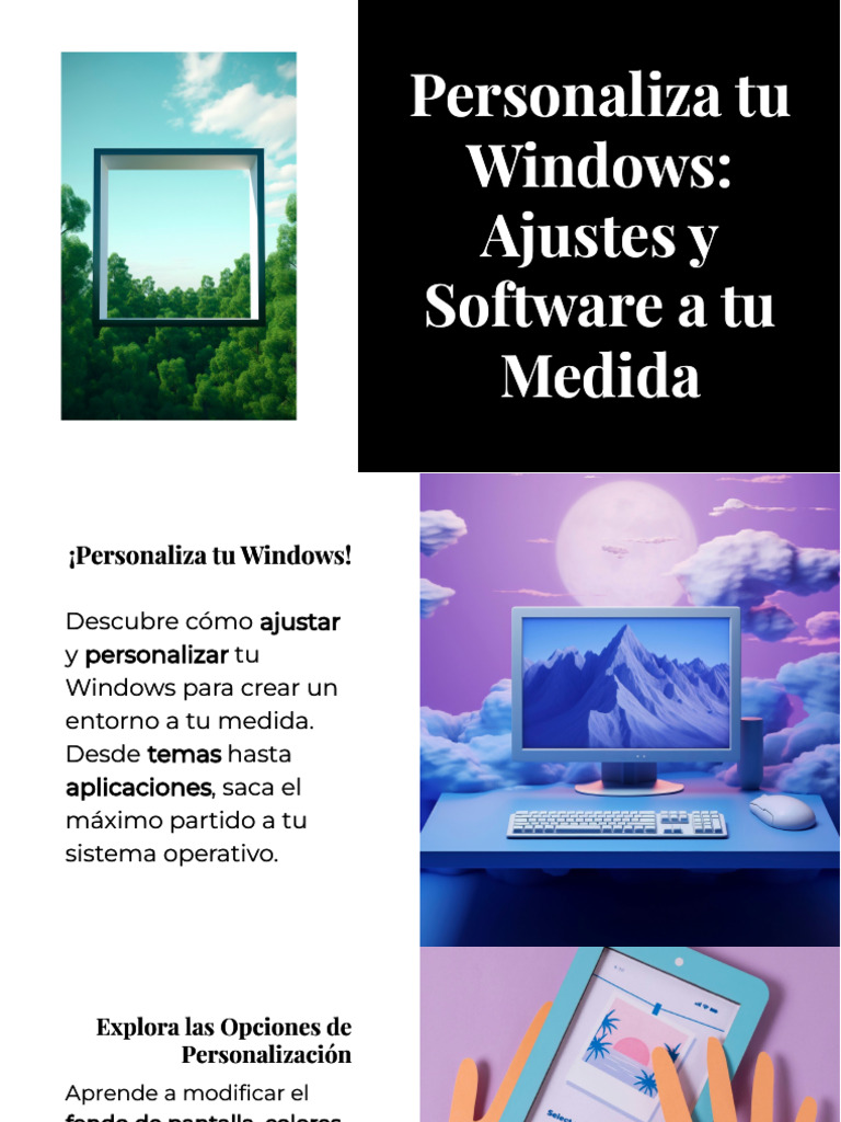 Personaliza Tu Windows Segun Las Necesidades de Usuario EC4.1-ACT3 | PDF | Microsoft Windows ...