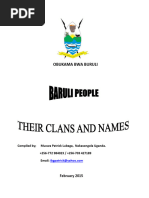 Clans of Buganda: Names and Totems | PDF | Kinship And Descent