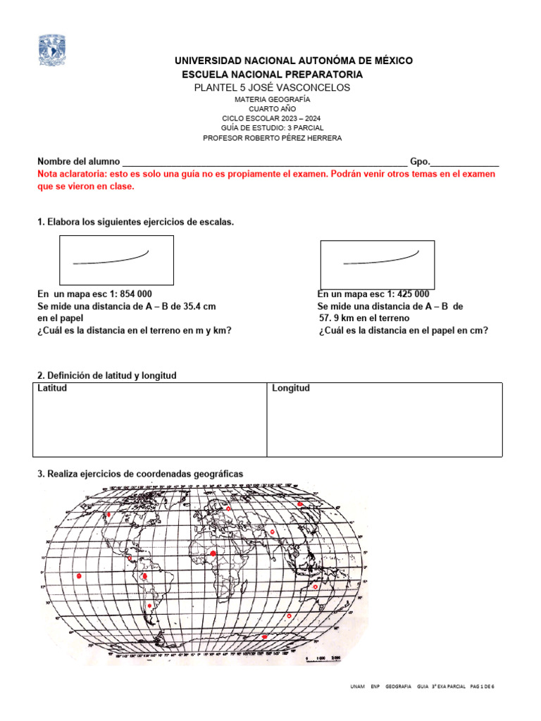 Guia Geo 1 | PDF | Ciencias de la Tierra | Geofísica