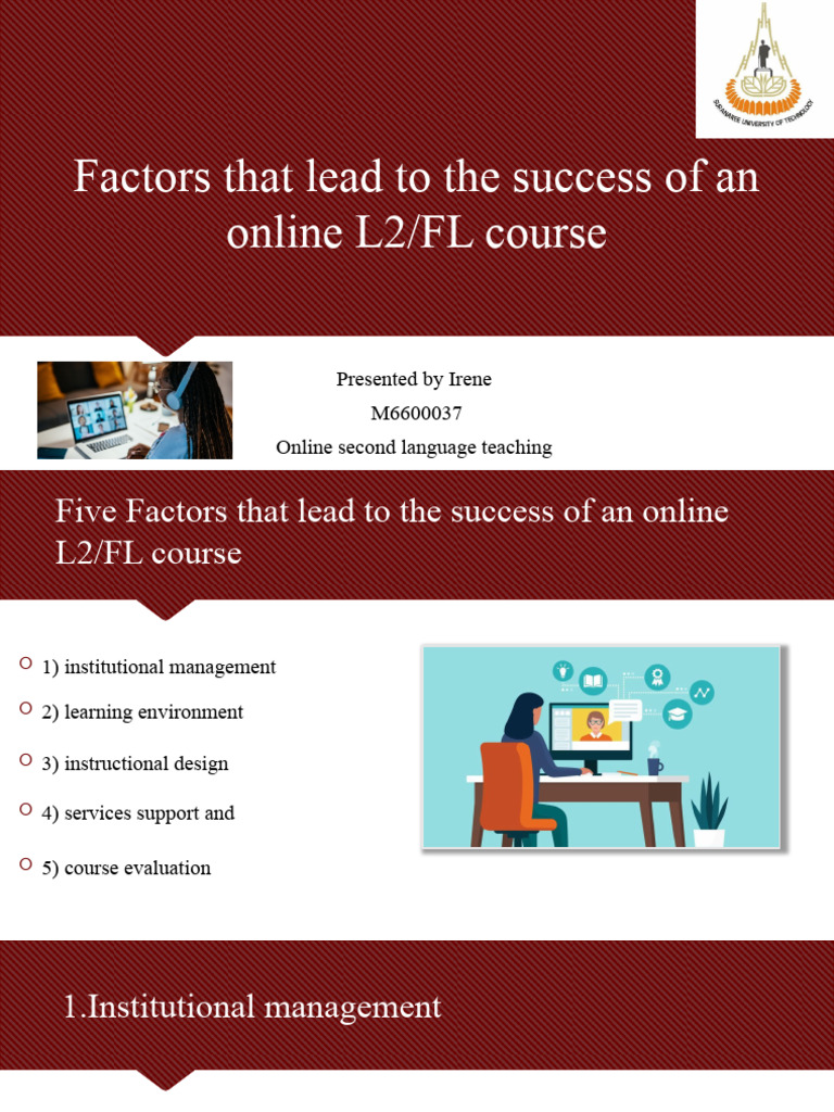 Factors That Lead To The Success of An | PDF | Educational Technology | Learning