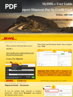 MyDHL+ Shipment Upload Guide | PDF | Comma Separated Values | Computing