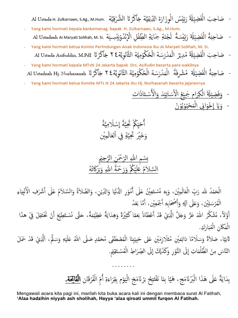 MC Bukber 2023 | PDF