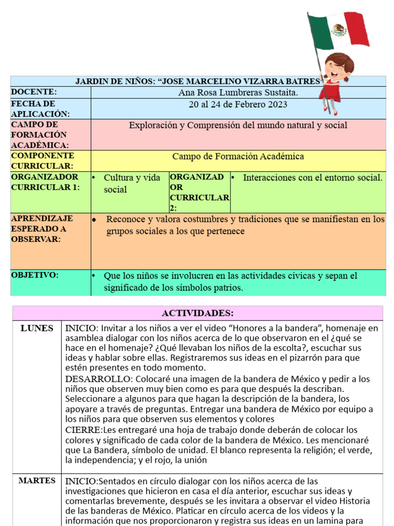 Plan Bandera | PDF | Los símbolos