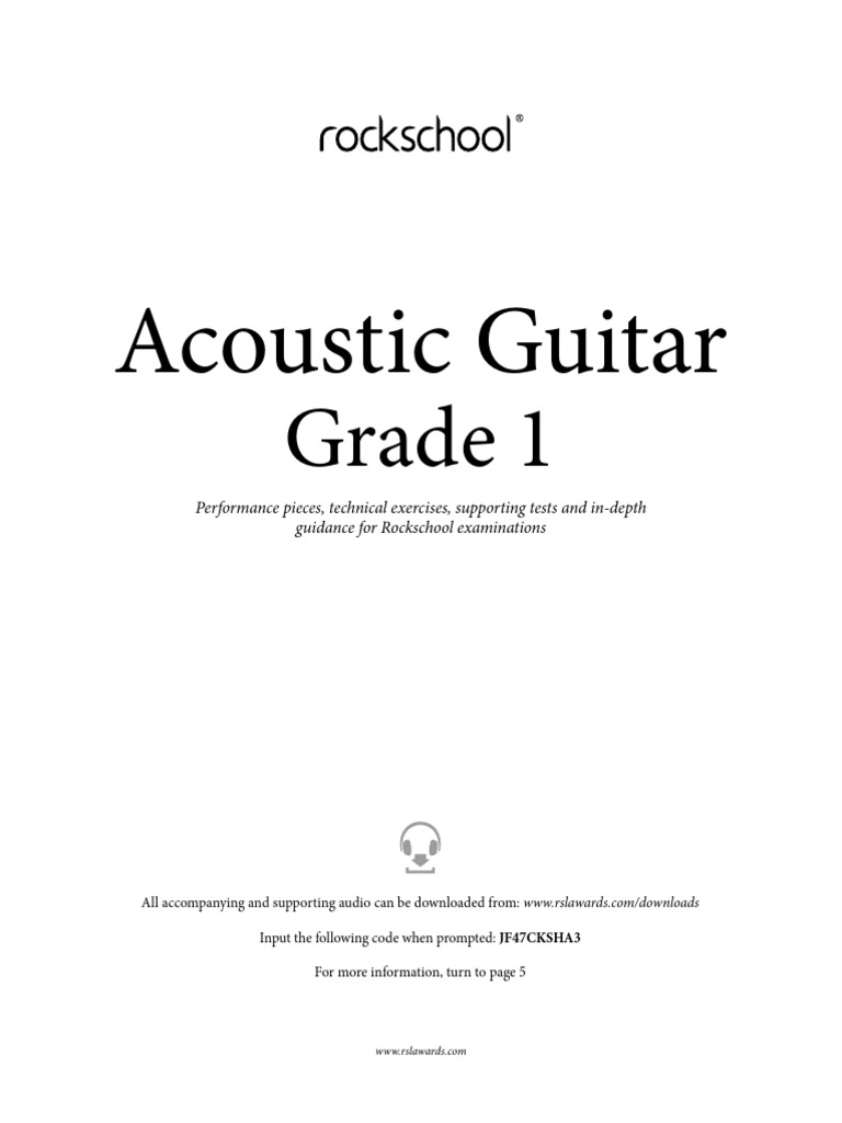 AMEB Acoustic Grade 1 3 | PDF | Nirvana (Band) | Kurt Cobain