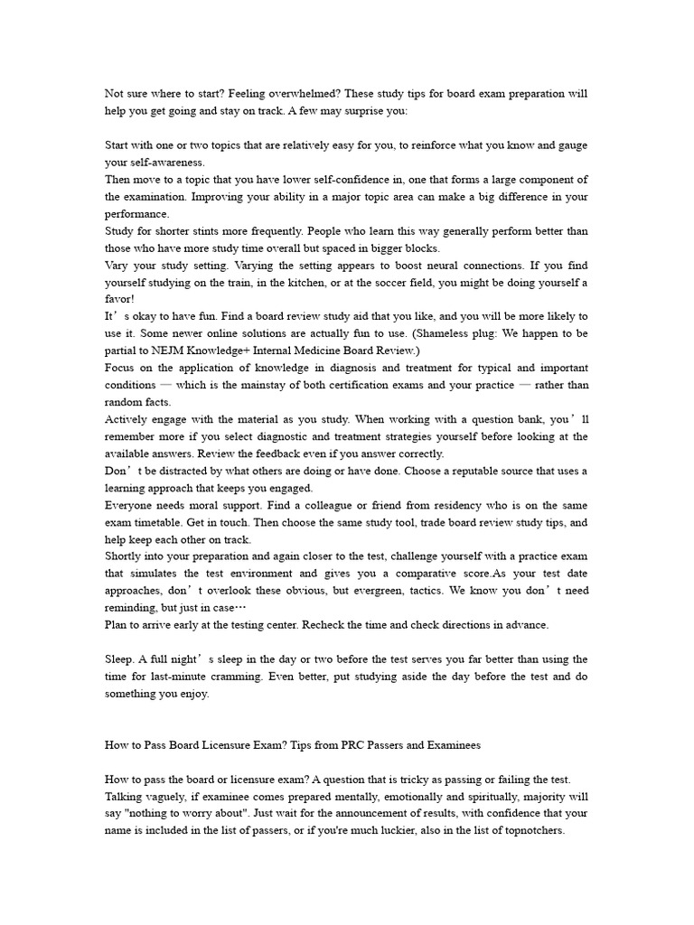 LET-Passer Tips-Review | PDF | Prayer | Knowledge