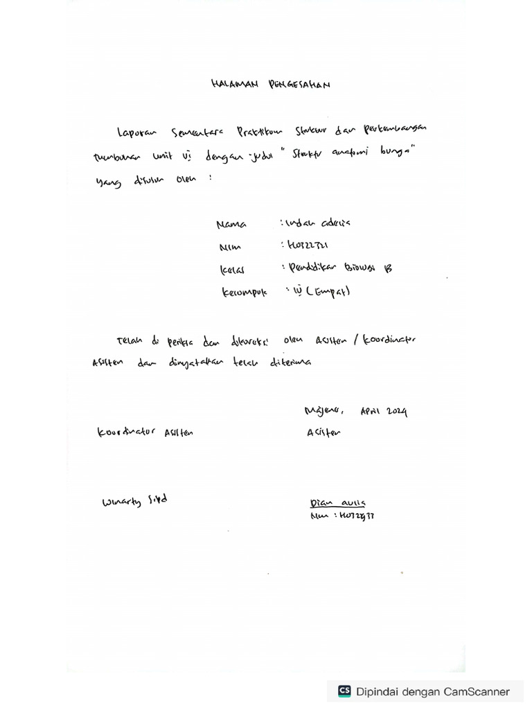 Lap Sementara Unit 6 SPT | PDF