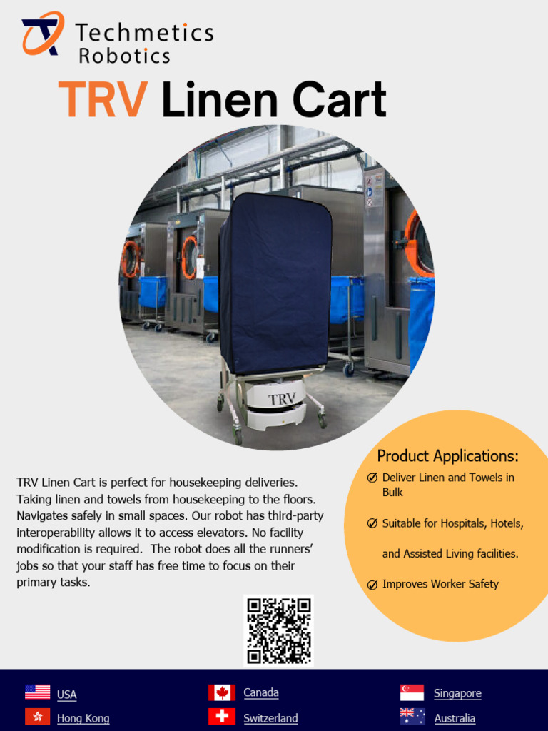 TRV Linen Cart | PDF | Lidar | Robot