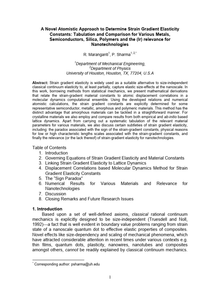 A Novel Atomistic Approach To Determine Straingradient Elasticity