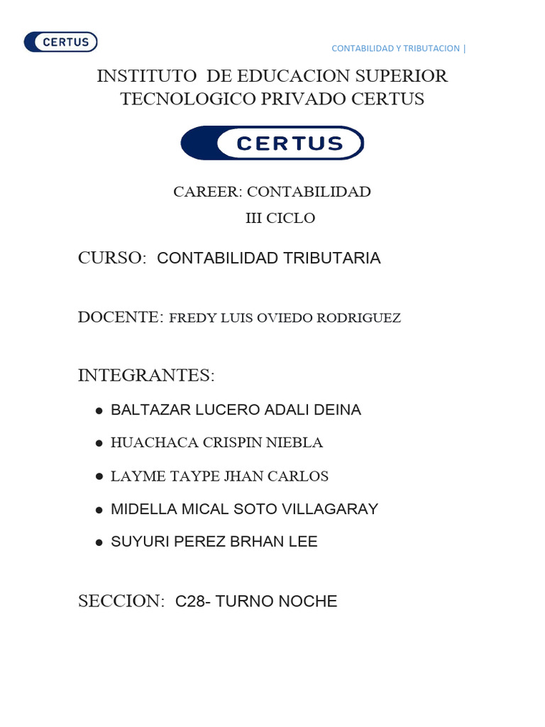 Caso Los Delfines Sac Avance Certus C26 | PDF | Impuestos | Contabilidad