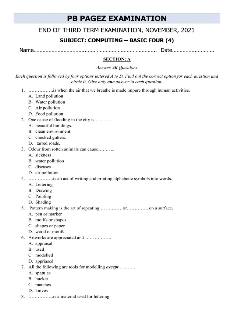B4 Creative Arts T3 | PDF