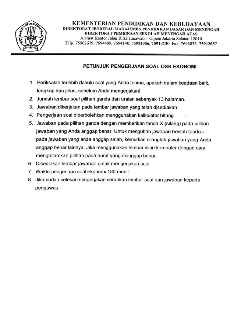 OSK Ekonomi 2014 | PDF