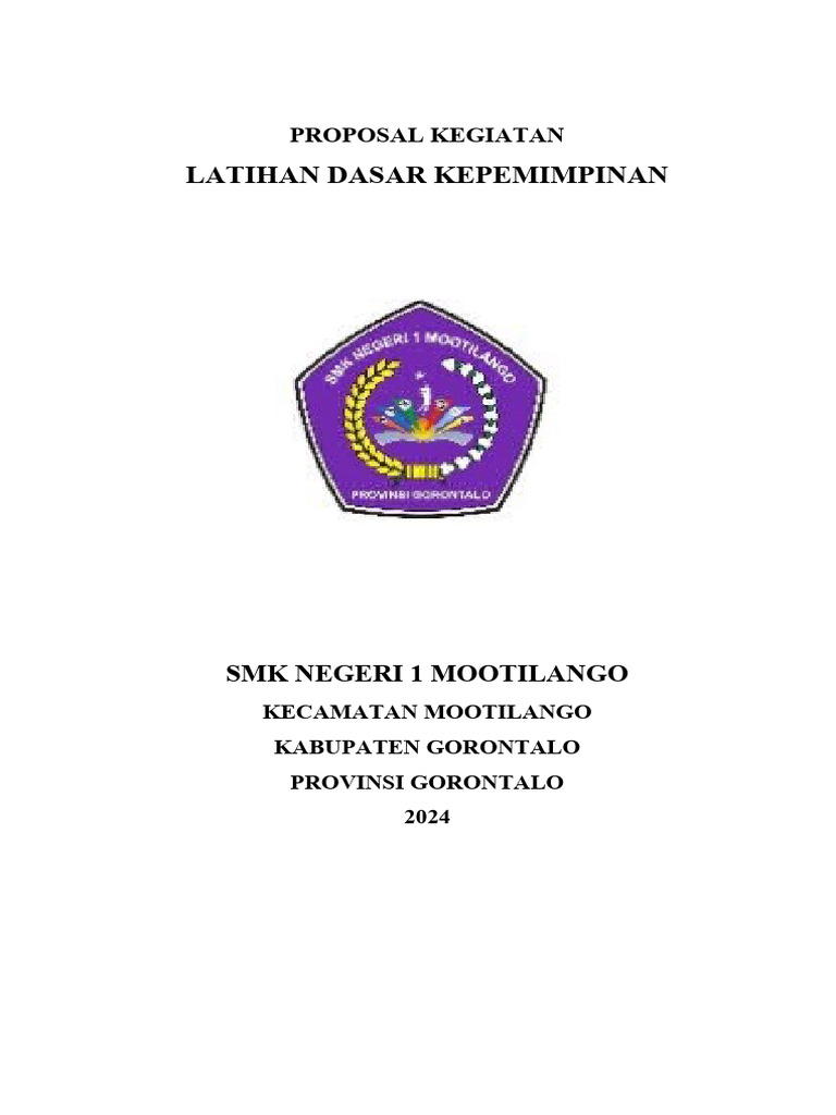 Proposal Kegiatan LDK 2024 | PDF
