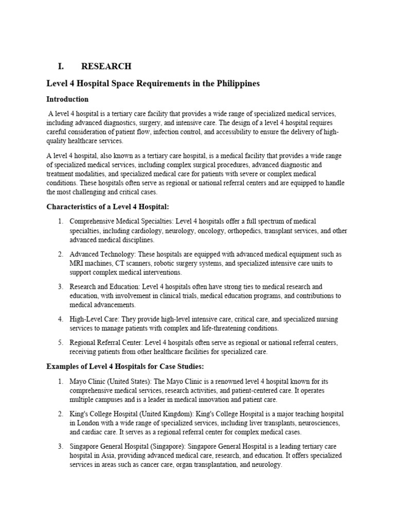 Hospital Level 4 Research | PDF | Nephrology | Chronic Kidney Disease