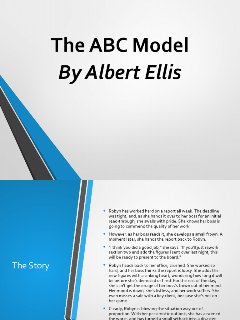 The ABC Model | PDF | Cognition | Behavioural Sciences