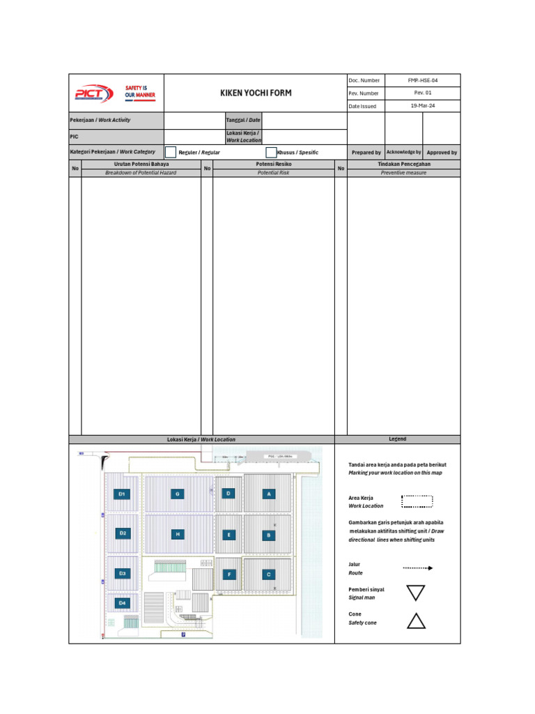 FMR-HSE-04 KIKEN YOCHI Rev.01 | PDF | Workplace | Safety