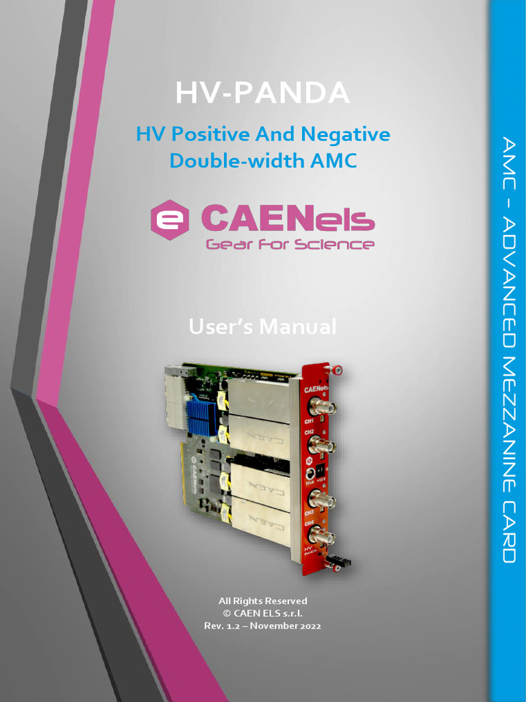 HV-PANDA UsersManual V1.2 | PDF | Computing | Electronics