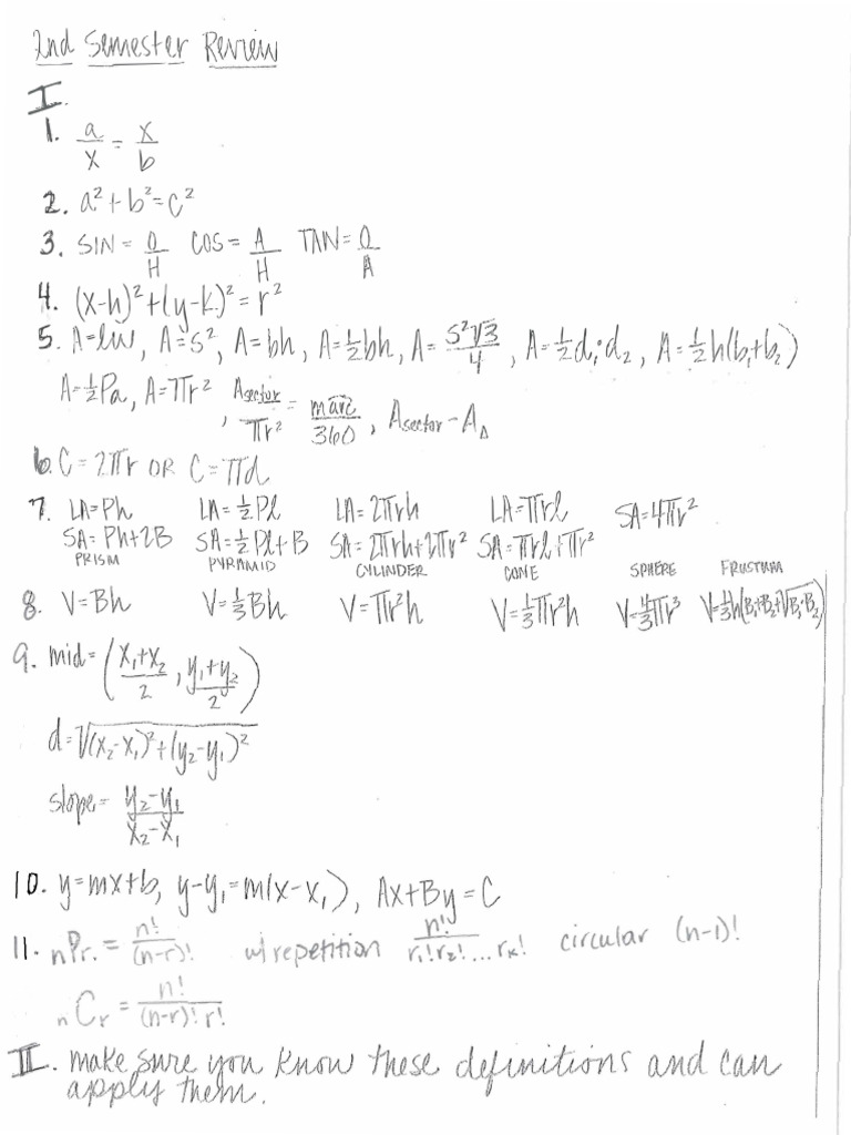 Spring Semester Review 2022-2023 KEY PDF | PDF | Foods