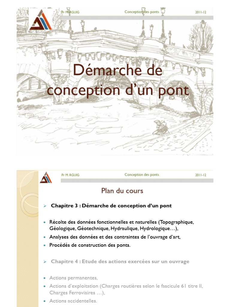 Démarche de conception de ponts | PDF | Pont | Génie géotechnique