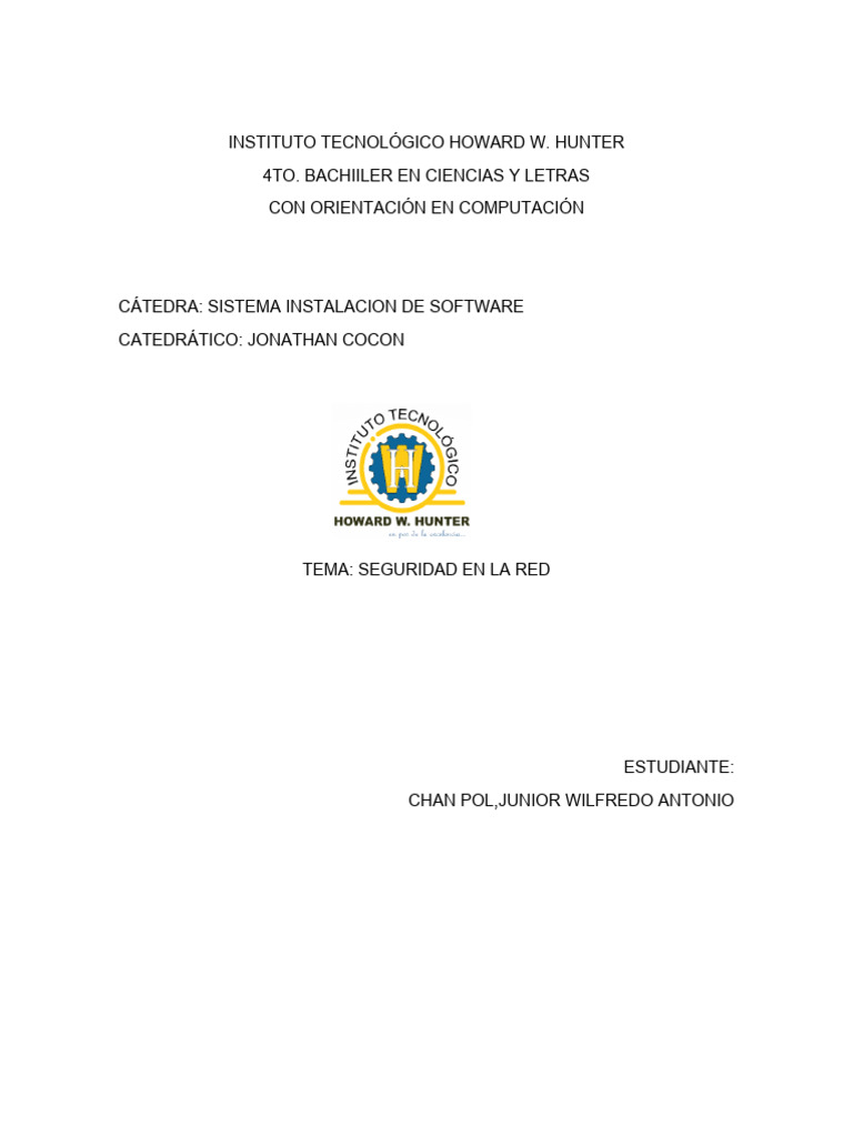 Seguridad en La Red | PDF | Seguridad | La seguridad informática Seguridad en La Red | PDF | Seguridad | La seguridad informática
