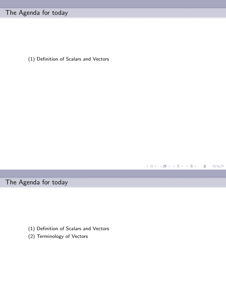 Vectors Slides Pdf Euclidean Vector Mechanics