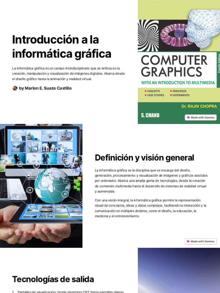 Introducción a la Informática Gráfica | PDF | Gráficos de computadora ...
