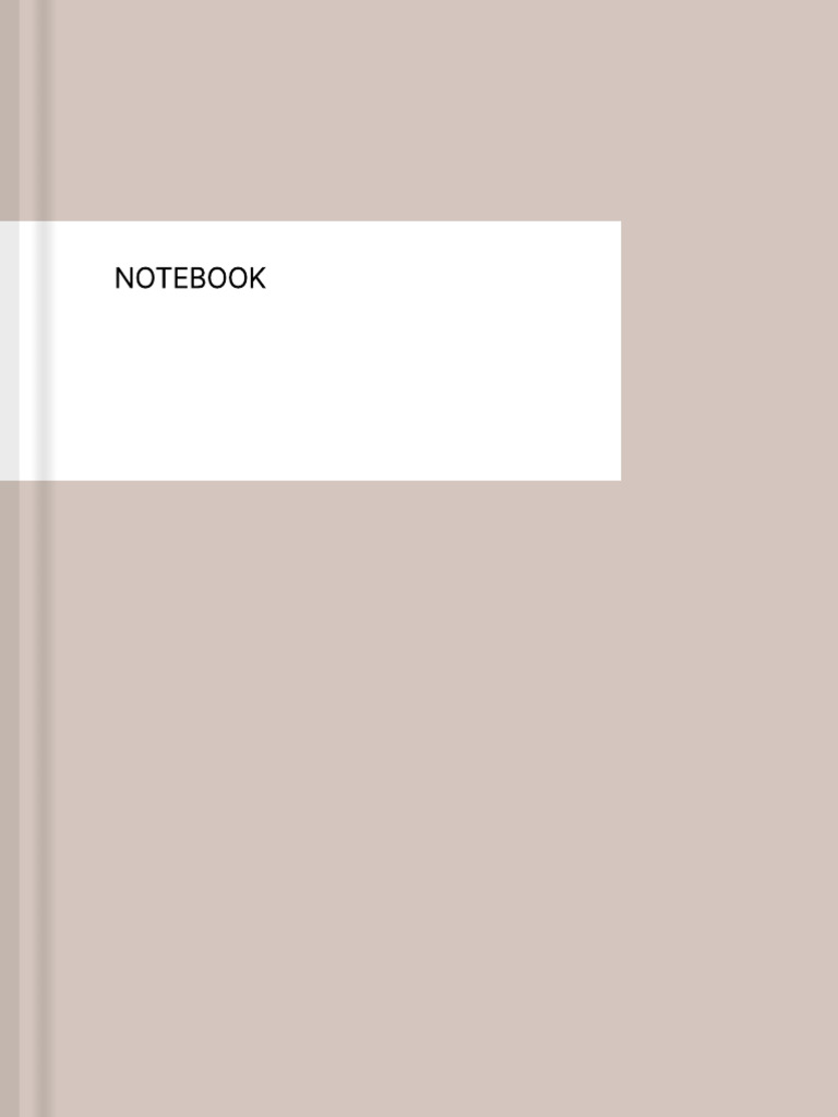 Notebook Set With 12 Covers | PDF