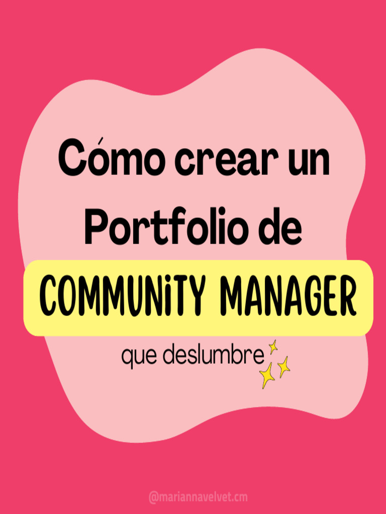 C Mo Crear Un Portfolio de Community Manager 1689692661 | PDF