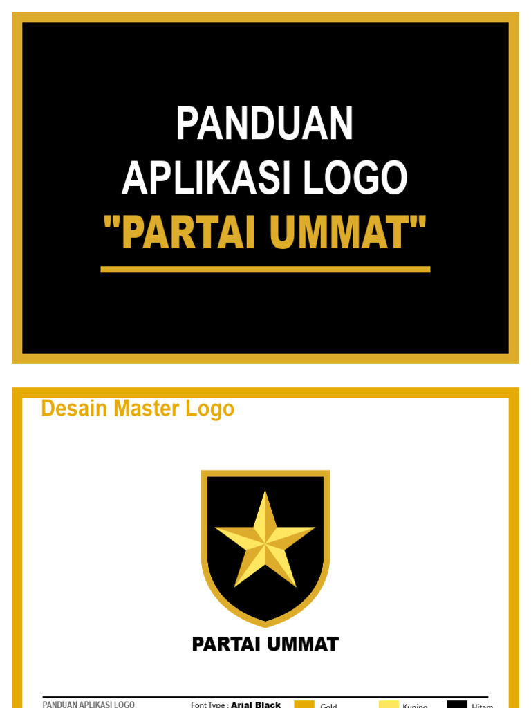 Panduan Desain Logo Partai Ummat | PDF