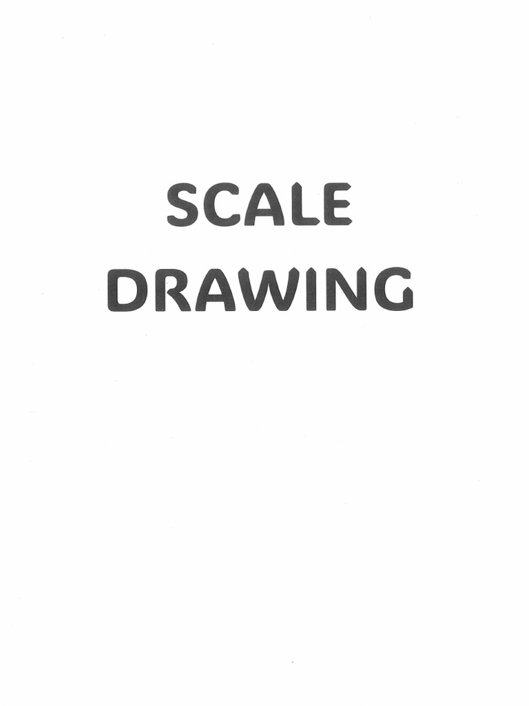 Scale Drawing - Booklet | PDF