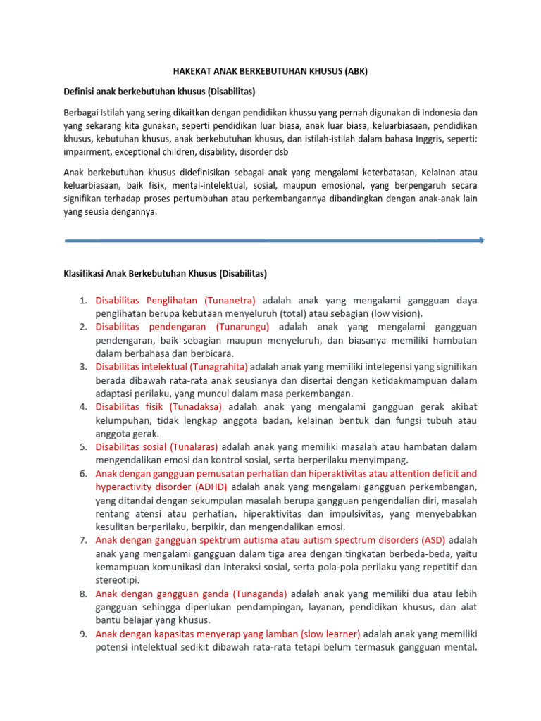 Sosialisasi ABK SLB Ranto 2 | PDF