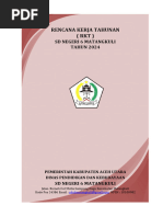 RKT SD 2025-2026: Rencana Kerja Tahunan | PDF