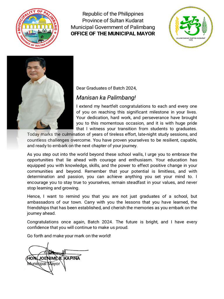 MAYORS-SPEECH-FOR-GRADUATES-2 | PDF