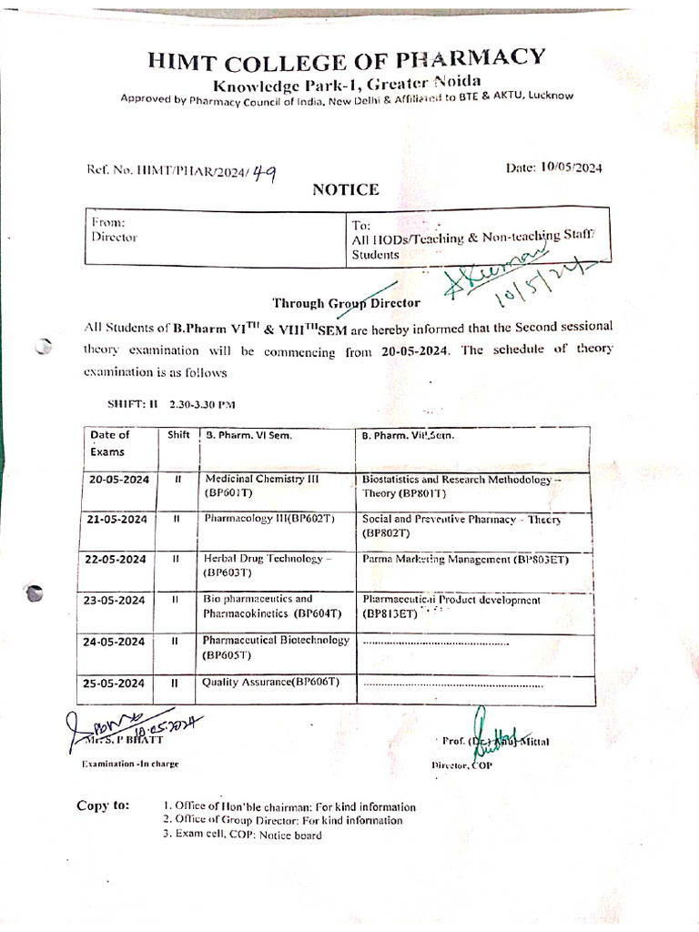 Second Sessional Examination | PDF