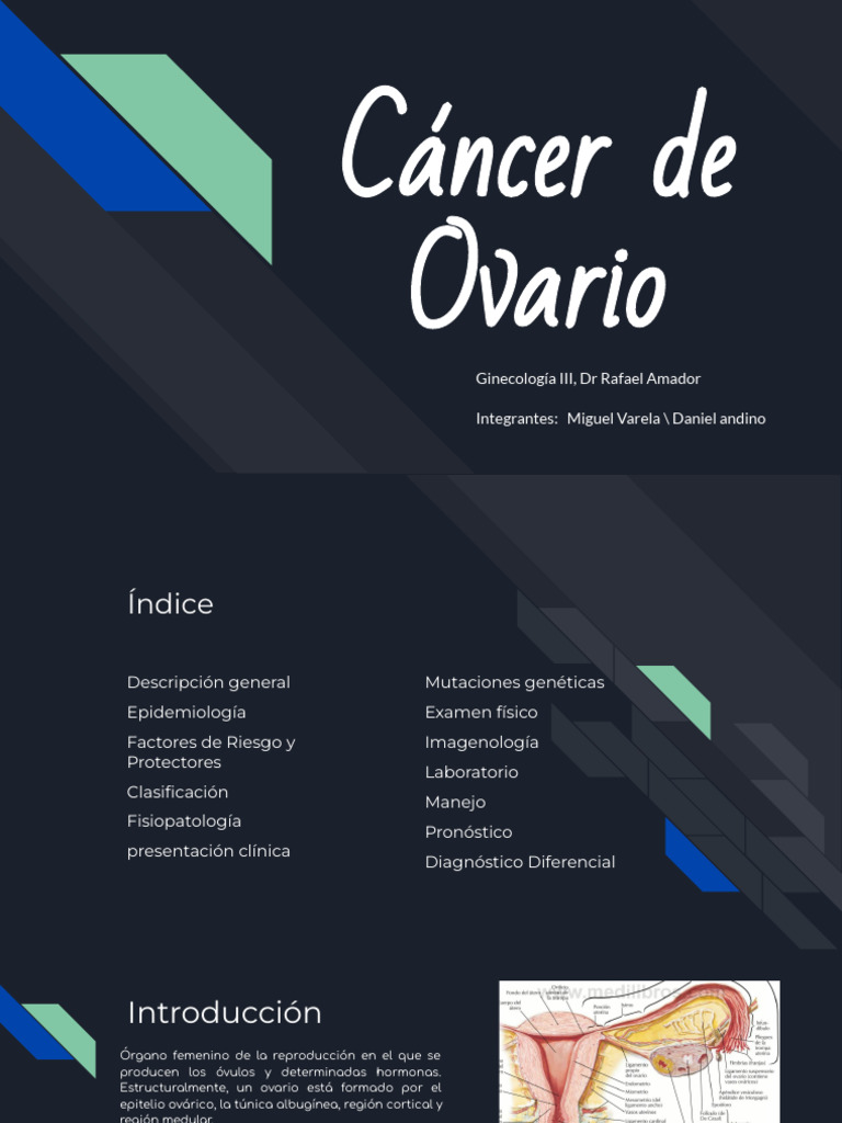 Cáncer de Ovario-1 | PDF | Ovario | Cáncer