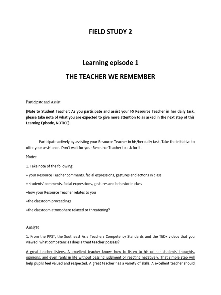 Pre-Service Teacher's Guide | PDF | Teachers | Learning