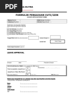Annual Leave Application Form 2024 | PDF | Sick Leave | Employee Relations
