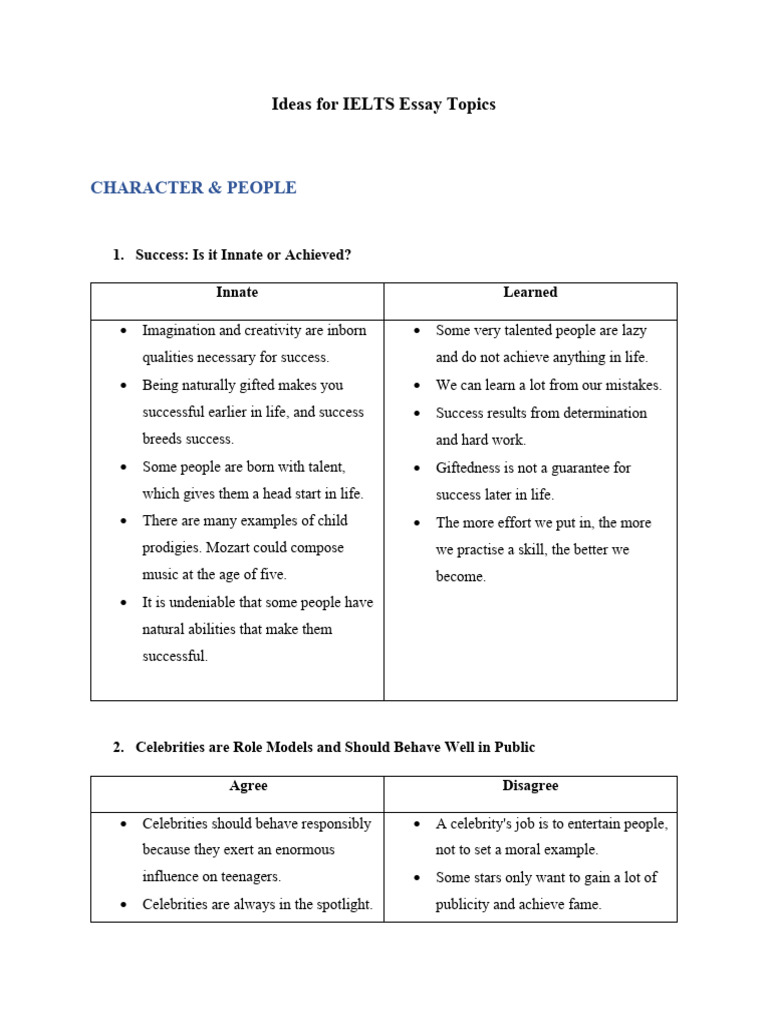 Essay Ideas | PDF | Outer Space | Space Exploration