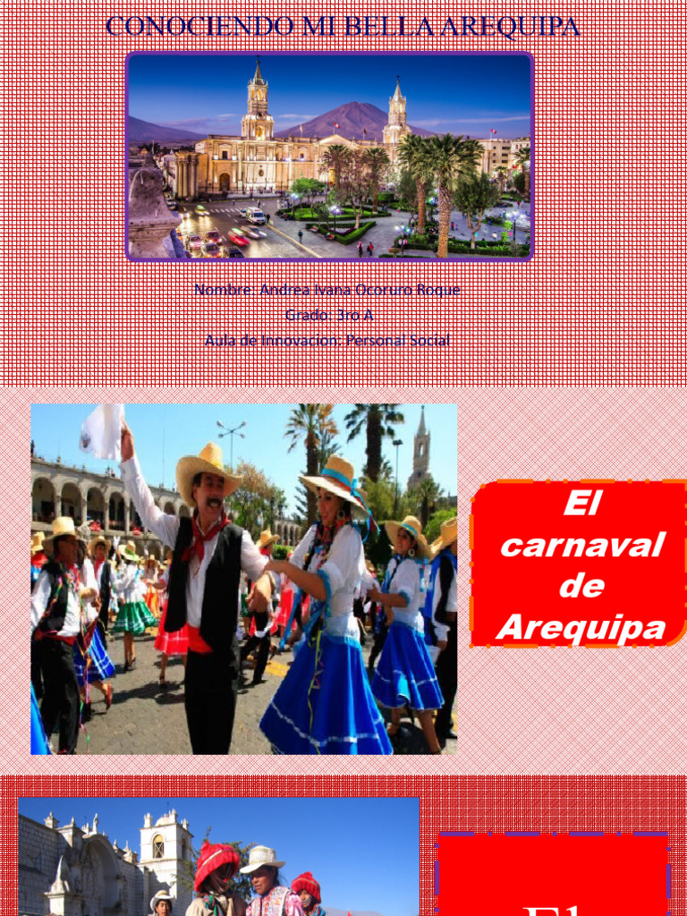 Conociendo Mi Bella Arequipa | PDF