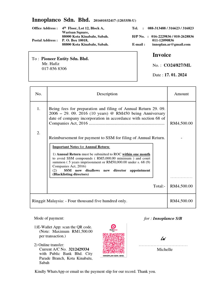 29 09 2006 - 2023 - Pioneer Entity - Invoice | PDF | Payments | Banking ...