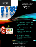 Module 1 - Introduction To Osh | PDF | Occupational Safety And Health ...