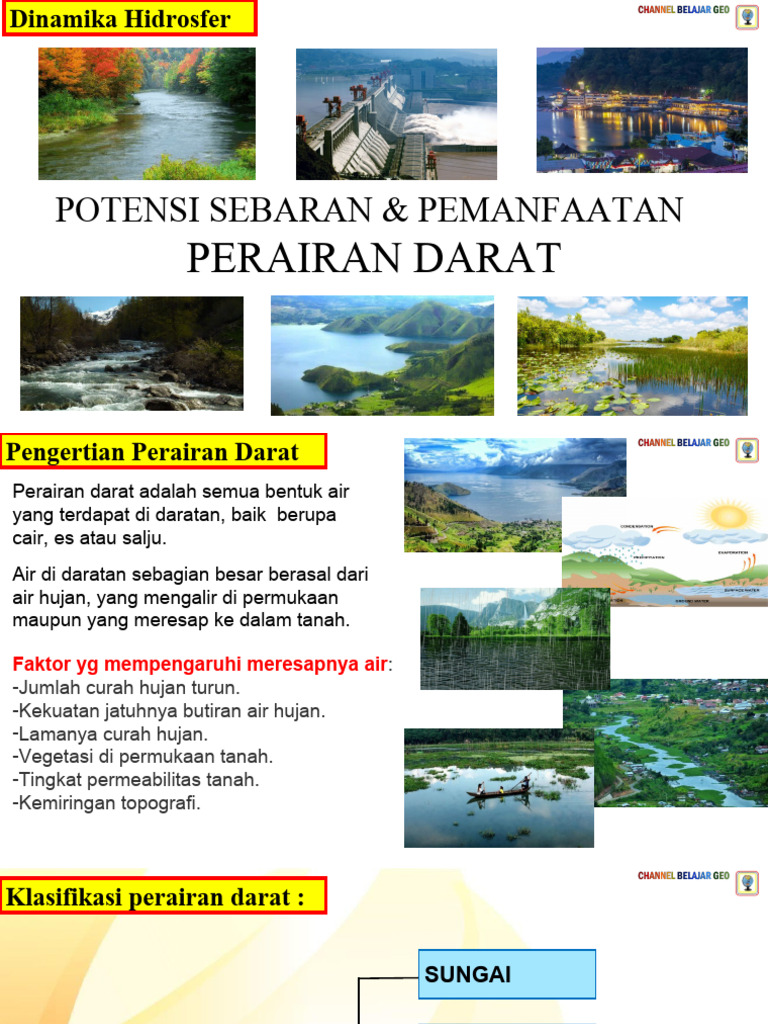 Potensi Sebaran Dan Pemanfaatan Perairan Darat. Show - Pps | PDF ...