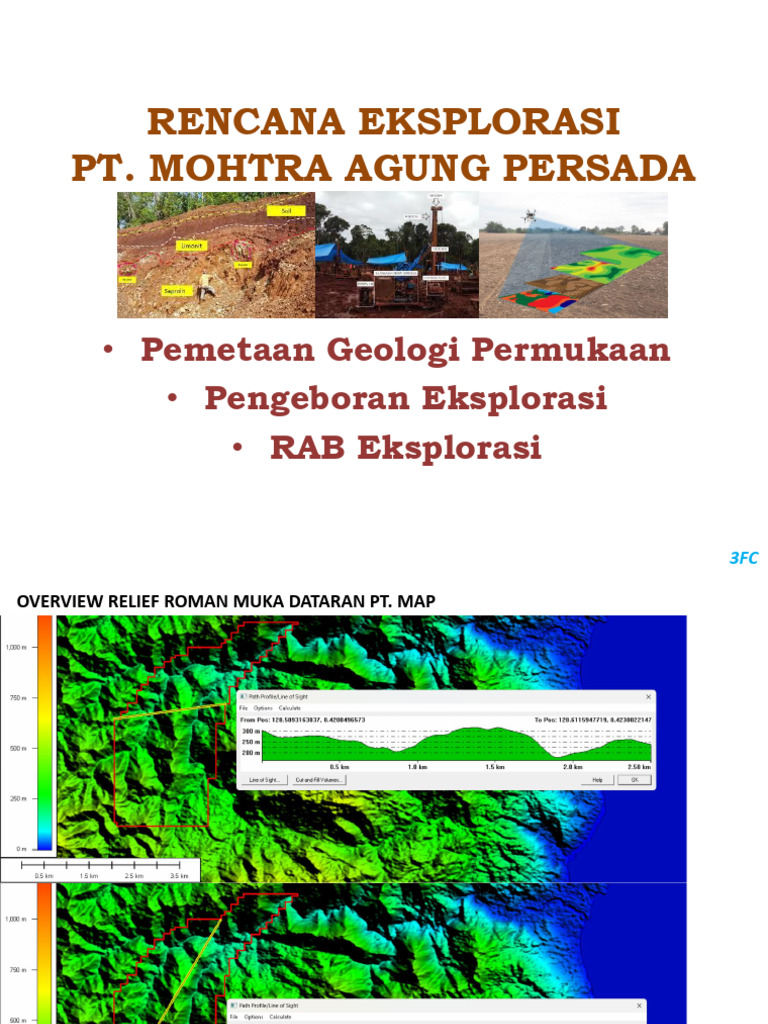 Rencana Eksplorasi PT Map Halteng | PDF