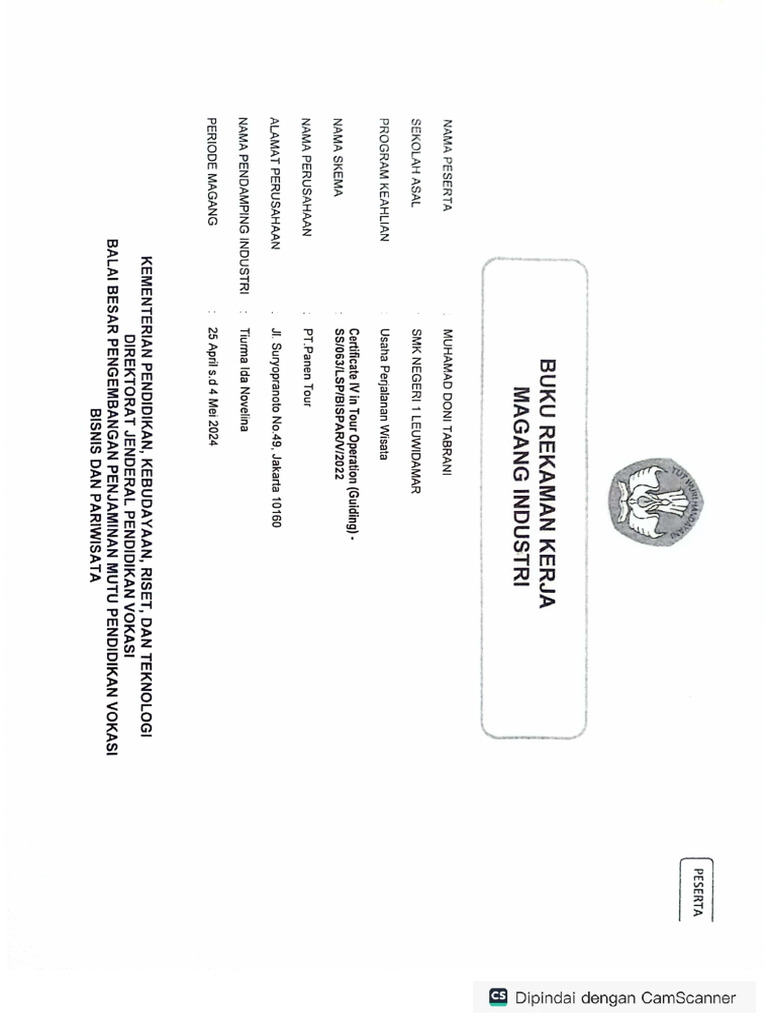 Buku Magang 22 Unit Kom | PDF