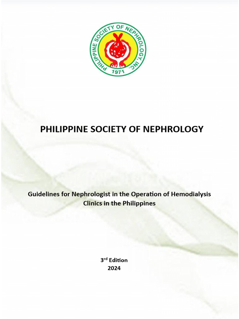 HD-Guidelines-for-Nephrologists-Final-Revision-3.14.24 | PDF | Chronic ...