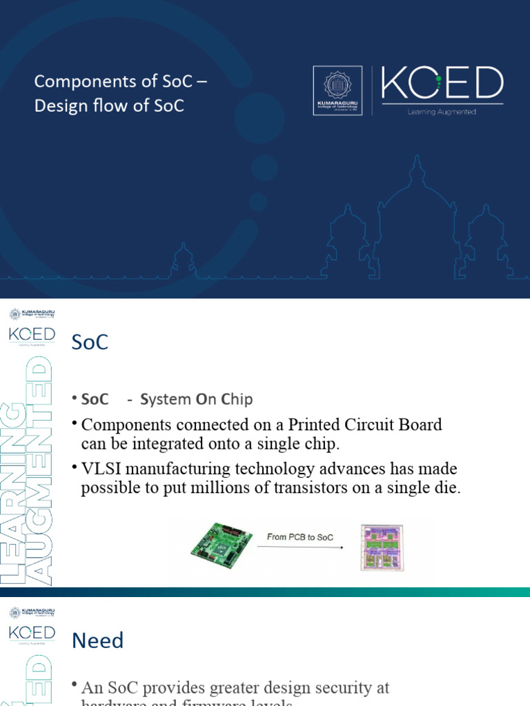 Vlsi Hdl Soc | PDF | System On A Chip | Central Processing Unit