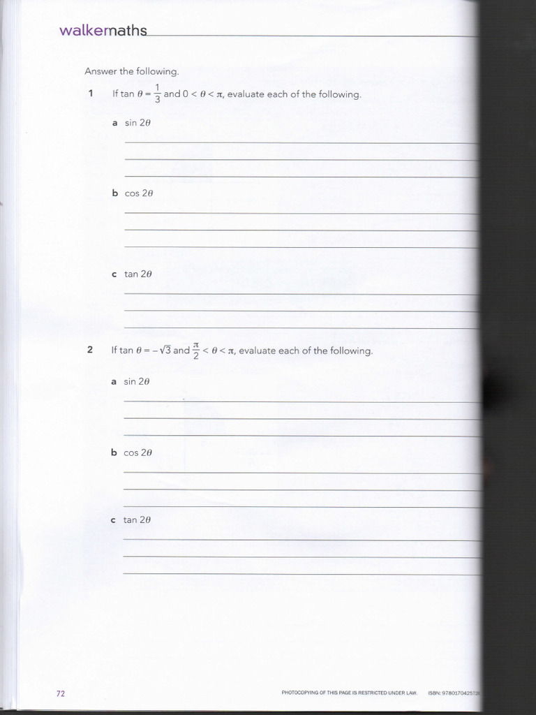 WB-Lev-3 Trig Methods (p.72-p.90) | PDF