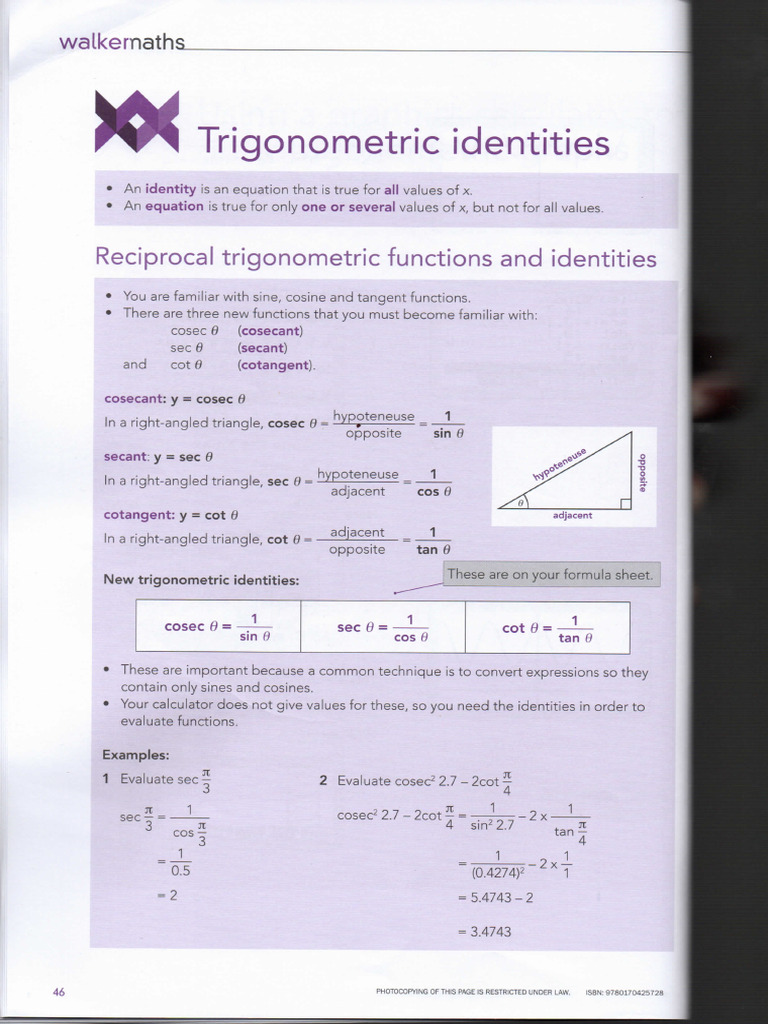 WB-Lev-3 Trig Methods (p.46-p.71) | PDF