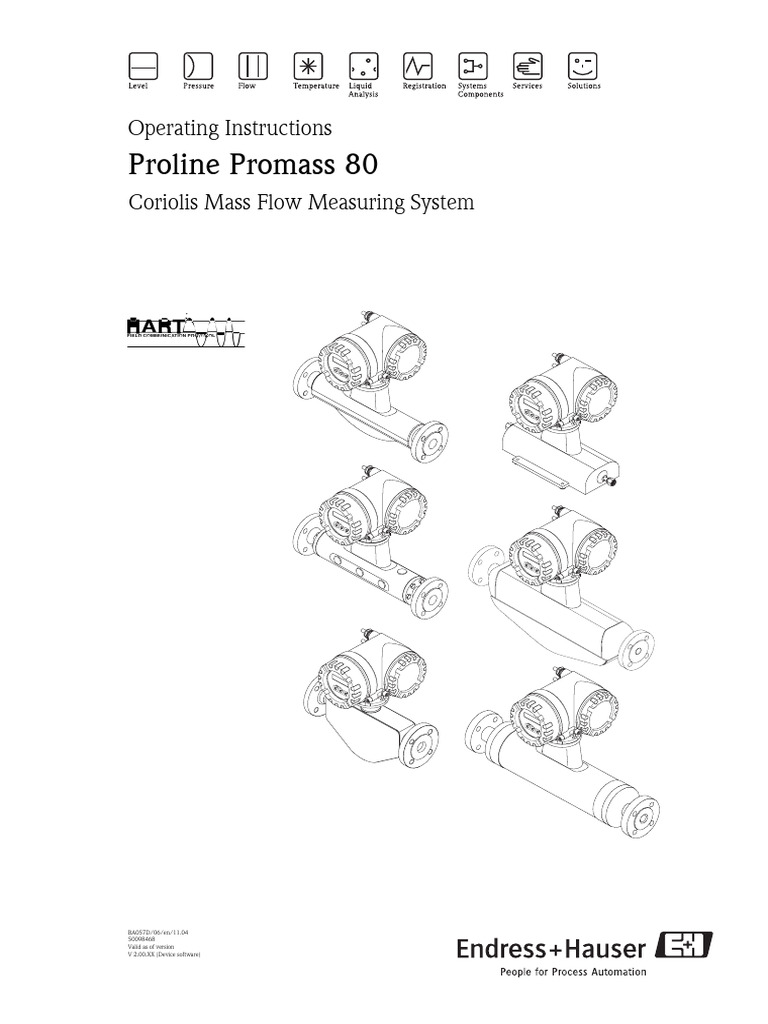 Proline Promass 80 | PDF | Safety | Power Supply