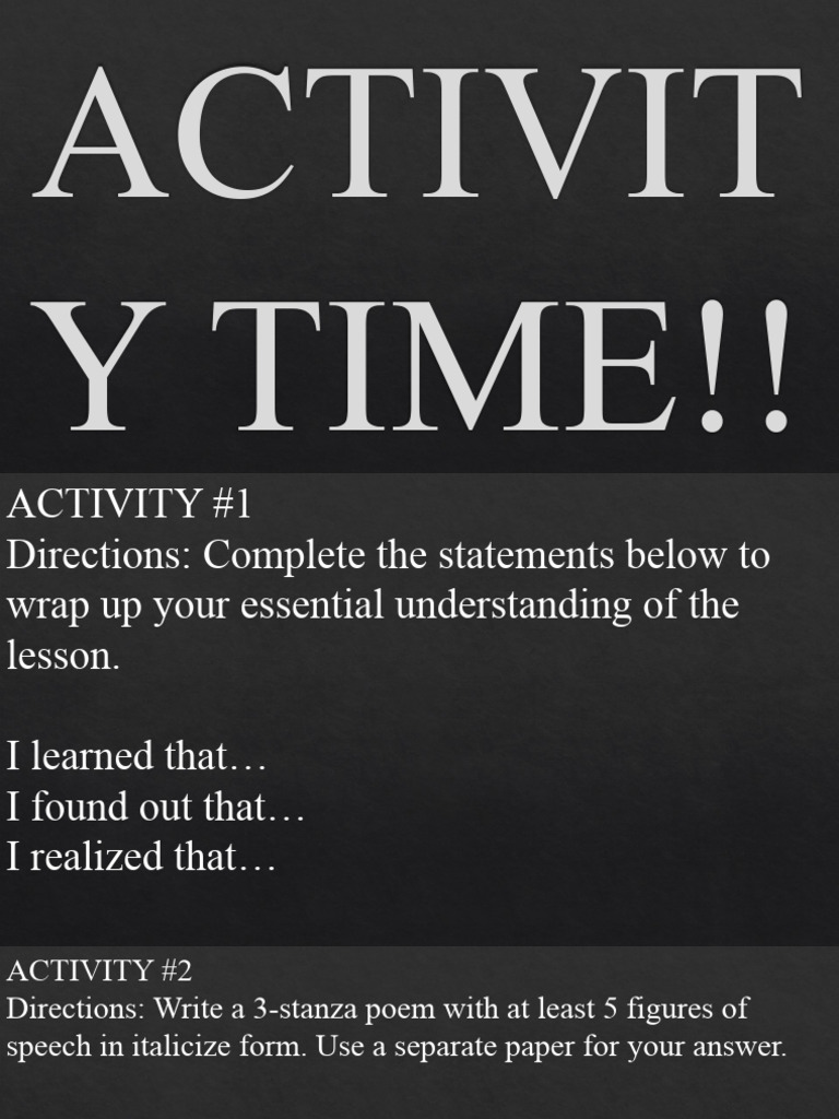 Lesson Reflection and Creative Tasks | PDF | Language Arts & Discipline ...